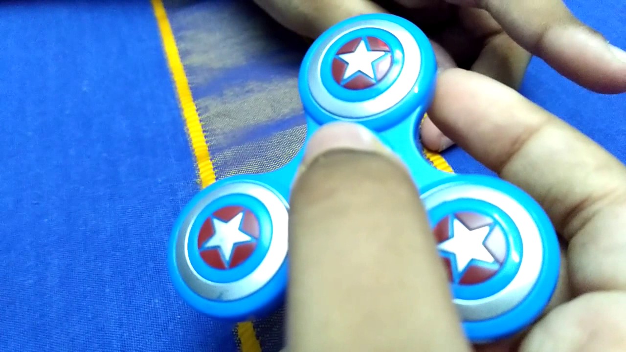 KNock OFf Capt America fidget spinner - YouTube