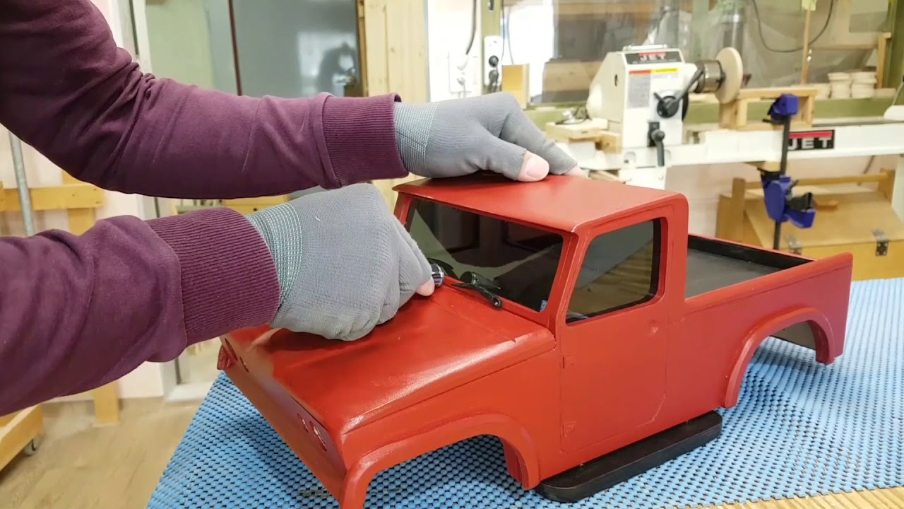 SCX-10 | Jeep NuKizer 715 | Making a Wood Body - YouTube