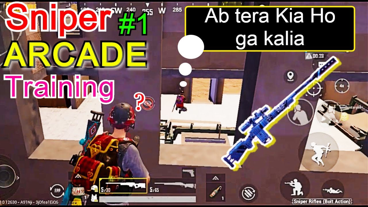 Sniper arcade Training 3 Enemy come in one Place | Pubg war mode AWM ...
