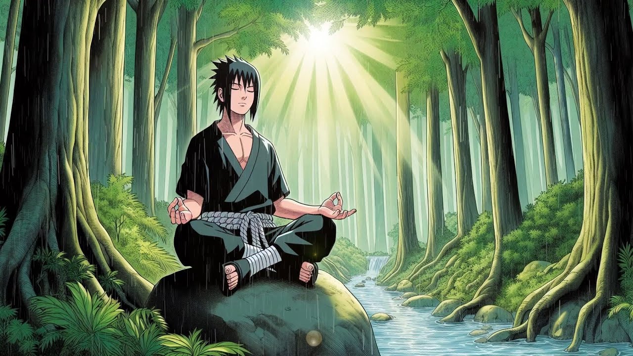 Meditating with Sasuke Uchiha: Relaxation & Sleep Music - YouTube