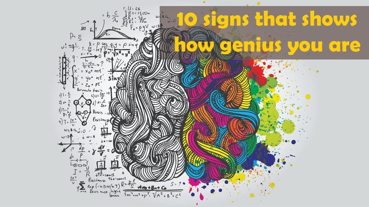 10 signs that show that you are a genius | life flip - YouTube