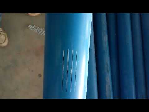 Slotting in PVC pipes(2) - YouTube
