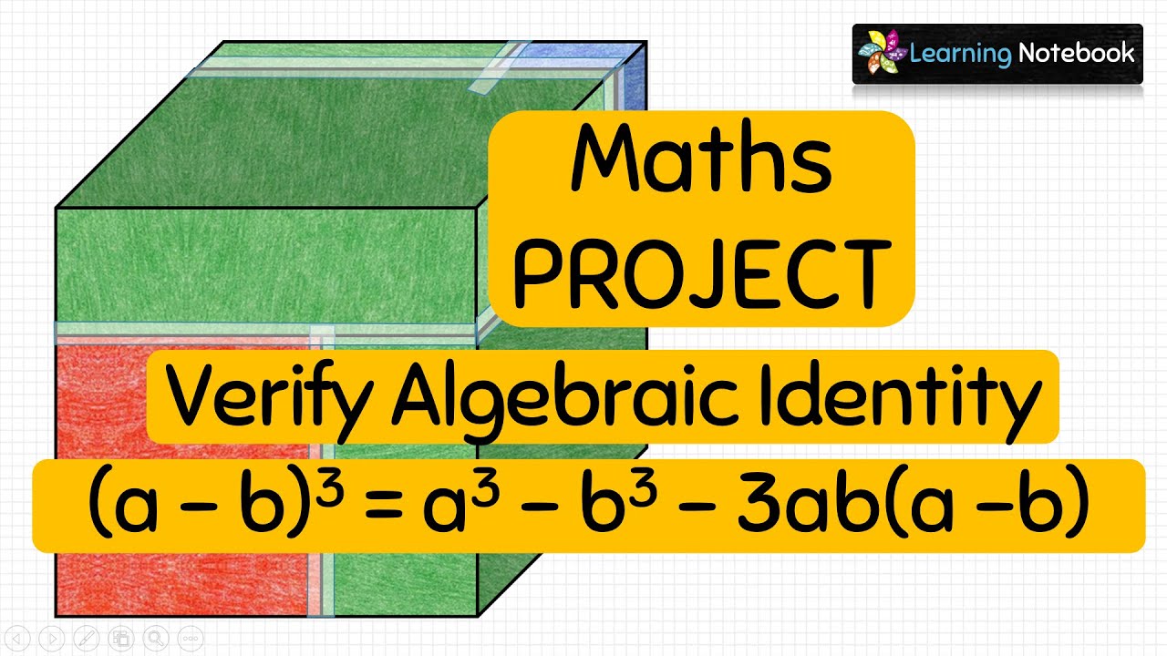 Verify Algebraic Identity a-b^3 || Class 9, 10 Maths Activity, Project ...