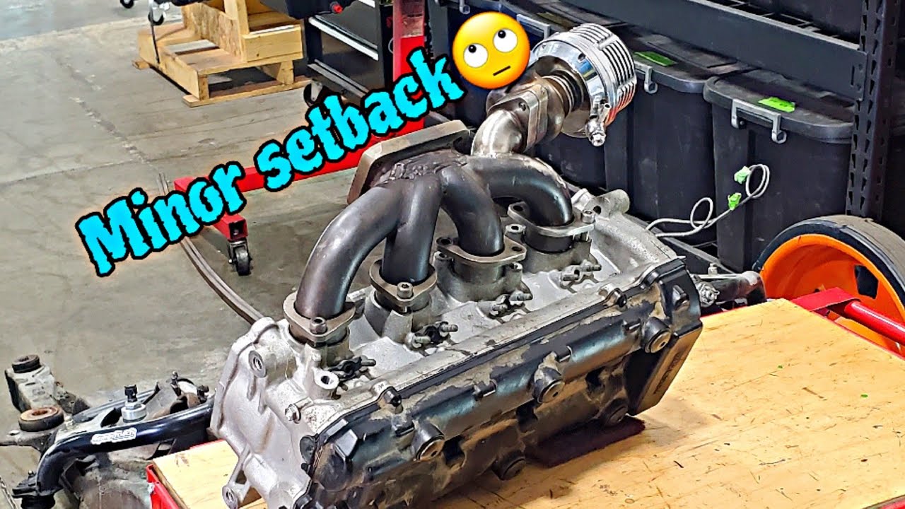 Turbo hayabusa exhaust manifold finally fixed | MIGHTYDQ - YouTube
