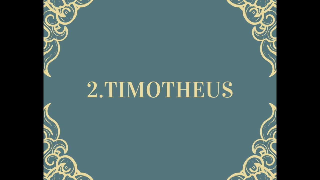 Timotheus 05 - YouTube