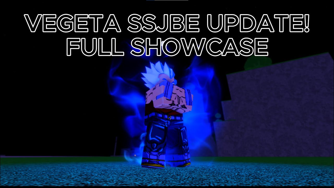 VEGETA SSJBE + FULL SHOWCASE (DRAGON BALL R) - YouTube