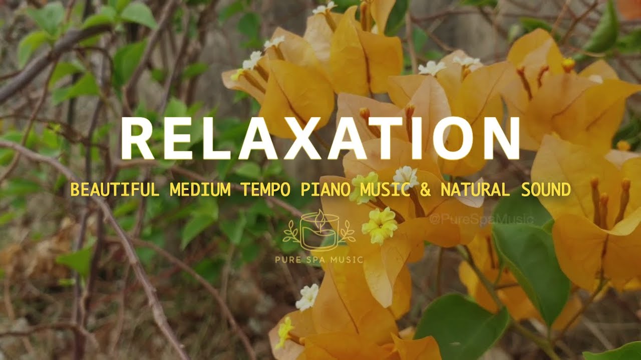 Beautiful Peaceful Music 🌻 Relaxation Music, Soothing Music ☘️ Pure Spa ...