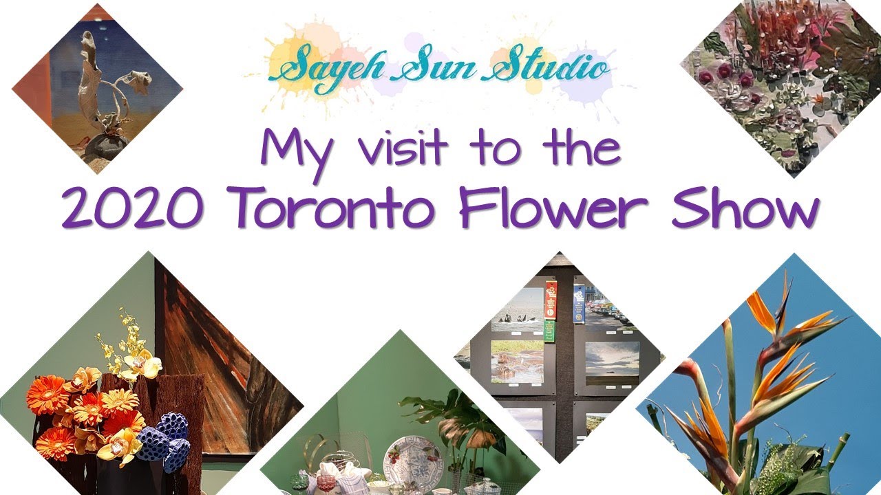 My visit to the 2020 Toronto Flower Show - YouTube