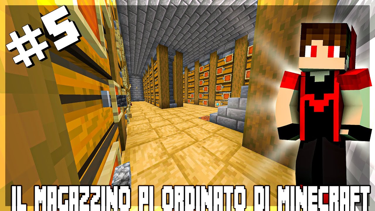 IL MAGAZZINO PIÙ ORDINATO DI MINECRAFT! 🤯 Con @stogatto_yt ! - YouTube