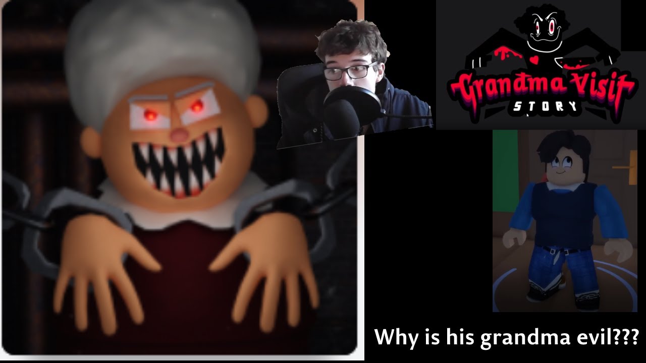 This evil grandma is insane!!!(ROBLOX: Grandma visit) - YouTube