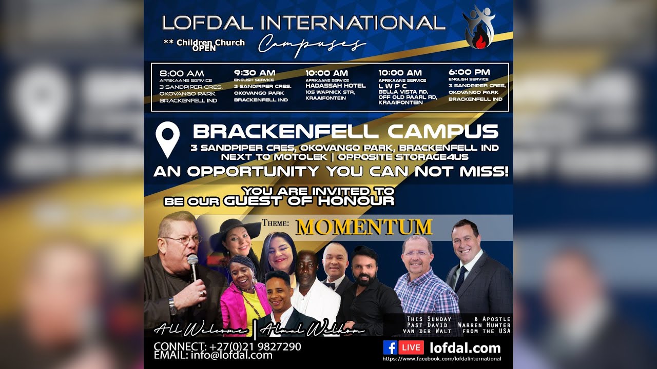 Lofdal International | Apostle Warren Hunter | Sunday PM Service | 24. ...