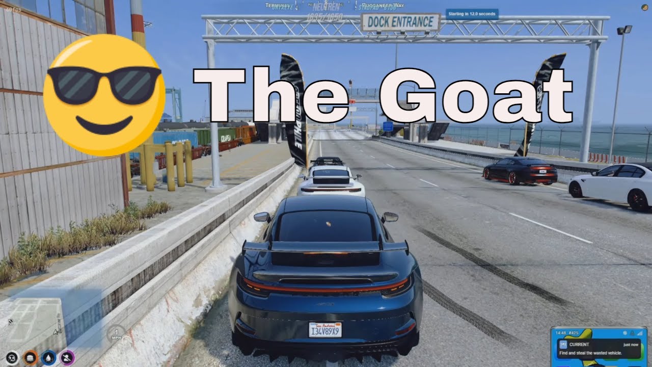 SLAPPIN EM' ALL in the blue Porsche GT3. #nopixel illegal street racing ...