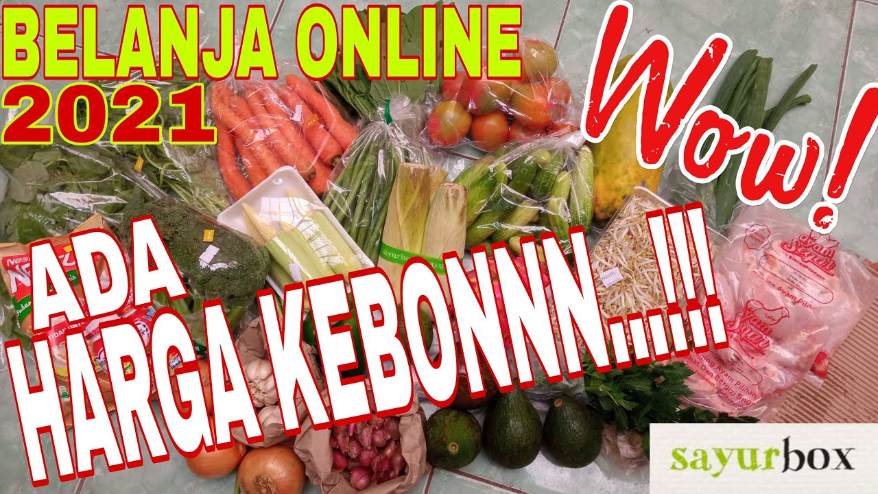 REVIEW BELANJA SAYUR ONLINE SAYURBOX 2021 | ADA HARGA KEBON !!! - YouTube