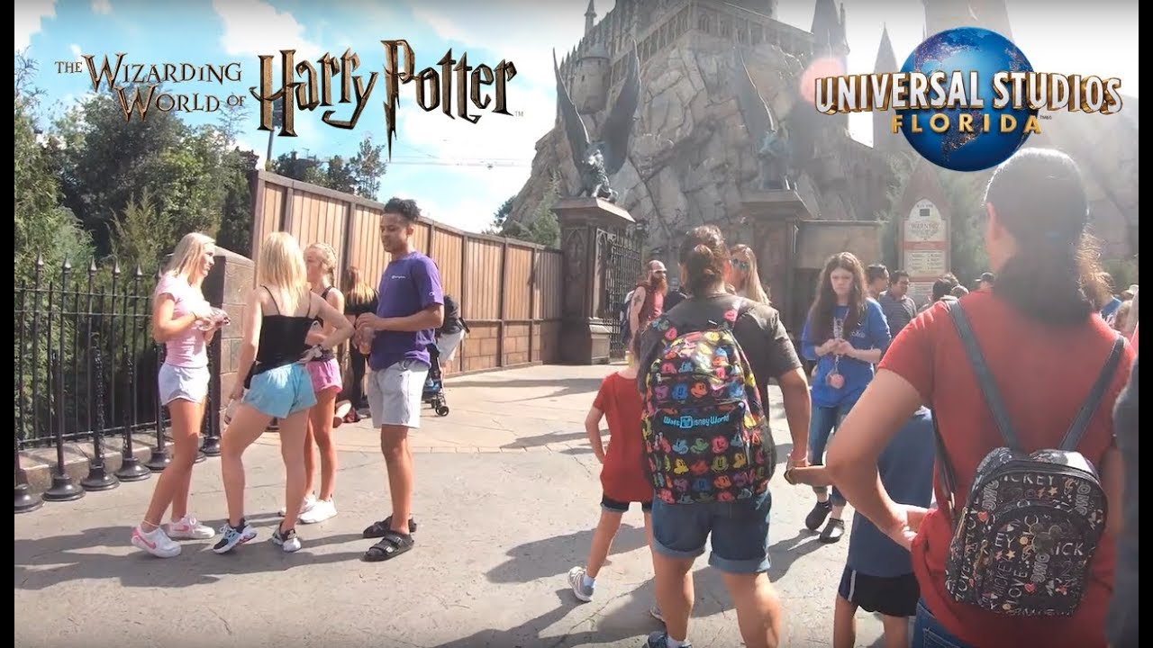 Harry Potter Walk Orlando Fl Crowd Before Universal Studios Closure ...