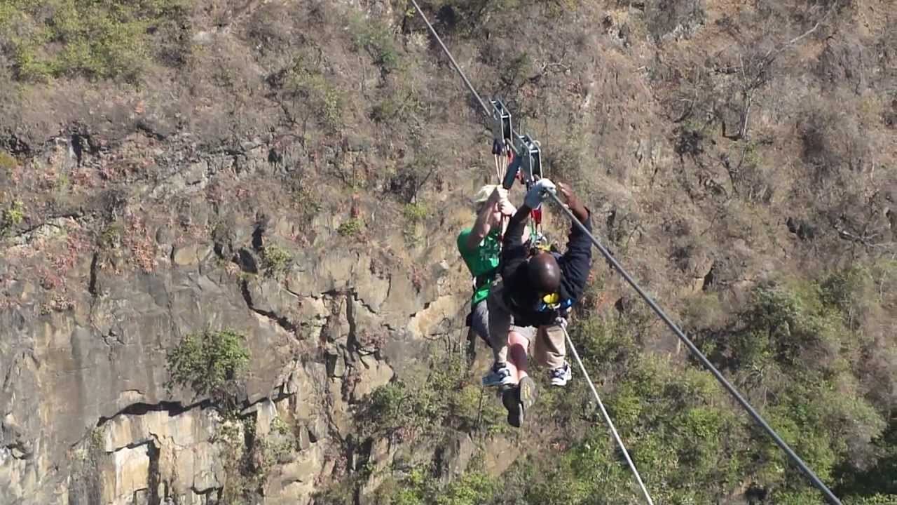 BK's Zip Line, Victoria Falls - YouTube