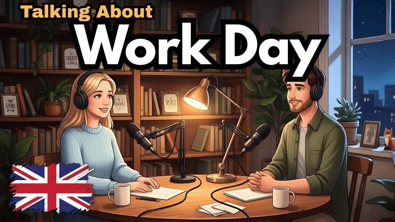 How to Talk About Your Work Day in English | Easy English Conversation ...