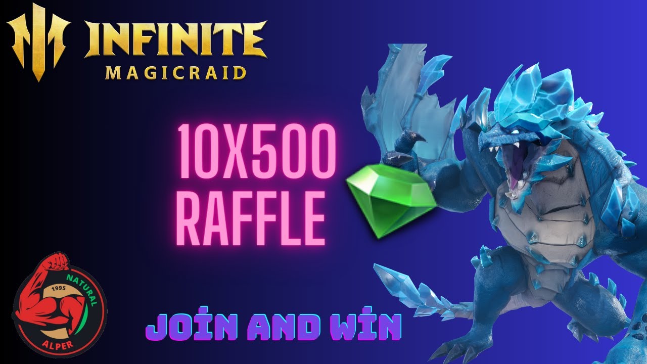 10x500 Diamonds Raffle - İnfinite Magicraid - YouTube