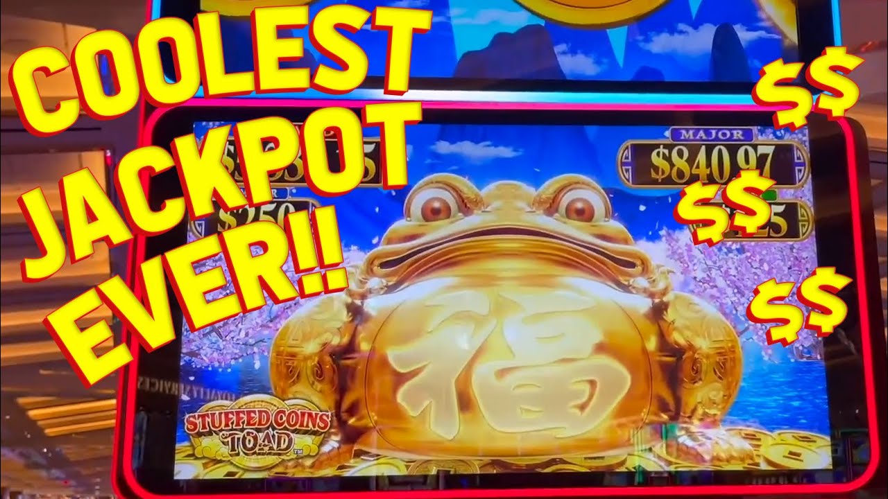 BIG NUMBER BIG HANDPAY!! with Bomba Slots and VLR on Stuffed Coins Toad ...