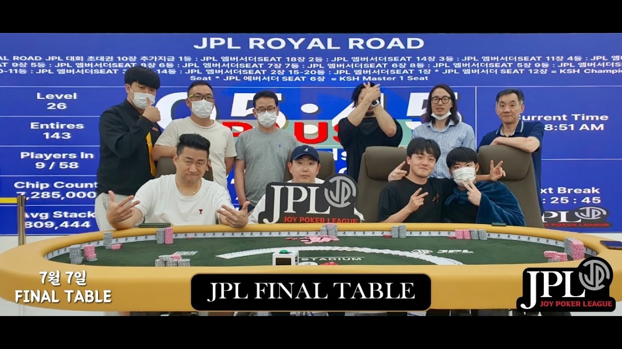 24.07.07 / JPL ROYAL ROAD / FINAL TABLE - YouTube