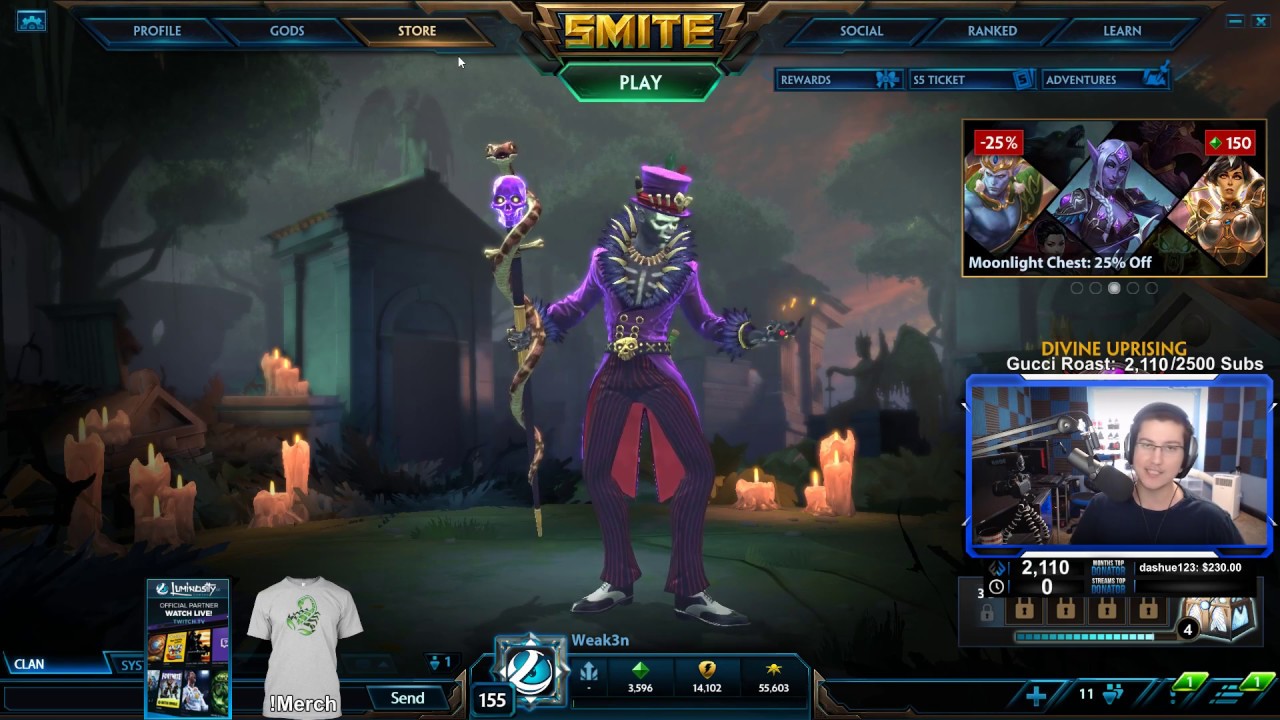 TOP 5 SKINS IN SMITE - YouTube