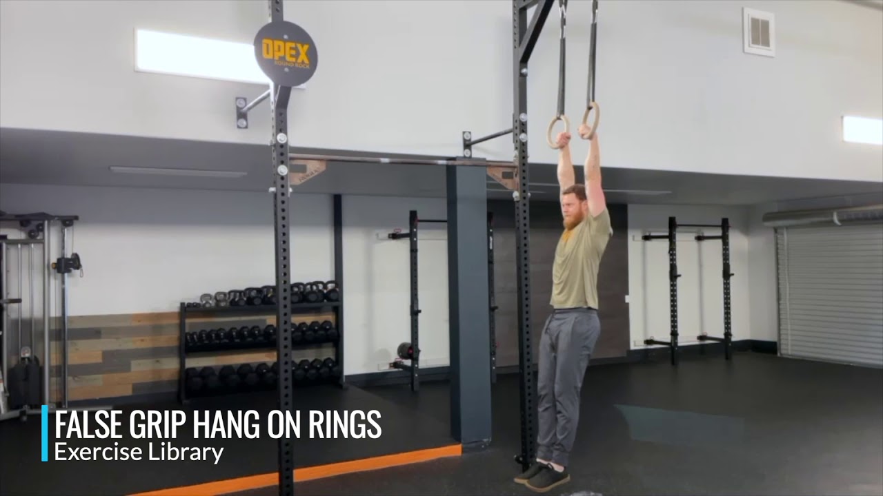 False Grip Hang on Rings - YouTube