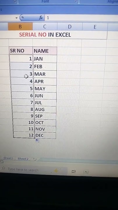 Automatic serial number in Excel || #exceltips #exceltricks #education #exceltutorial #developer ...
