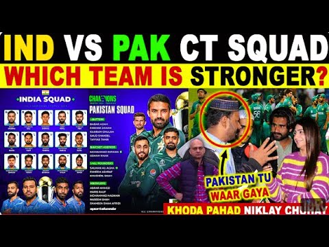 INDIAN TEAM SELECTION PAR PAK NARAJ || #championtrophy2025 #indvspak ...