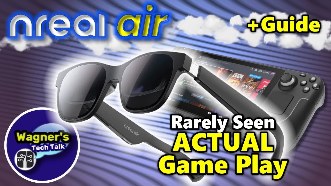 nreal / XReal Air AR Glasses - Steam Deck Accessory +ACTUAL GAME PLAY ...