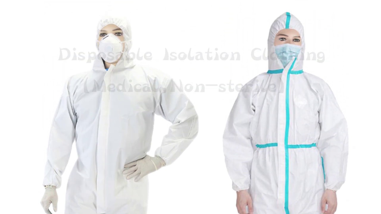 Disposable isolation clothing——YULONG TEXTILE - YouTube