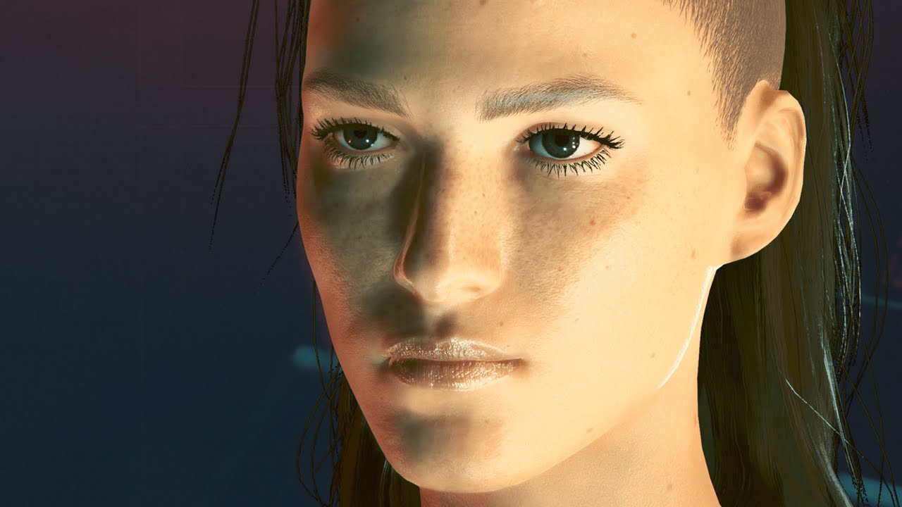 Native American female V · Cyberpunk 2077 character creation - YouTube