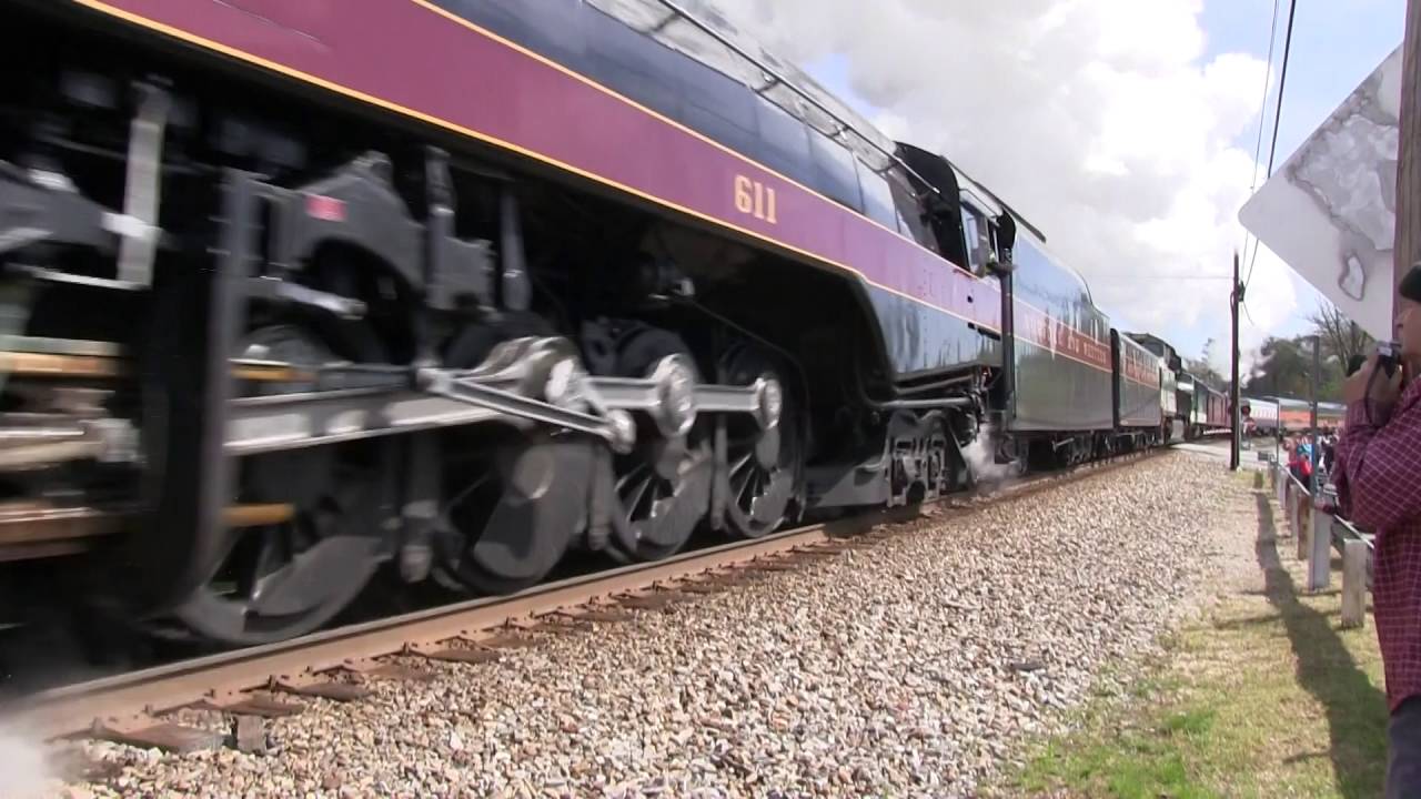 N&W 611 - The Blue Ridge Special - MP 85.0 - Glen Alpine - YouTube