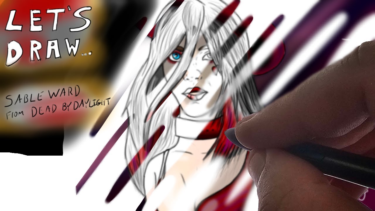 [Dead By Daylight] Drawing Sable Ward in IbisPaint X - YouTube