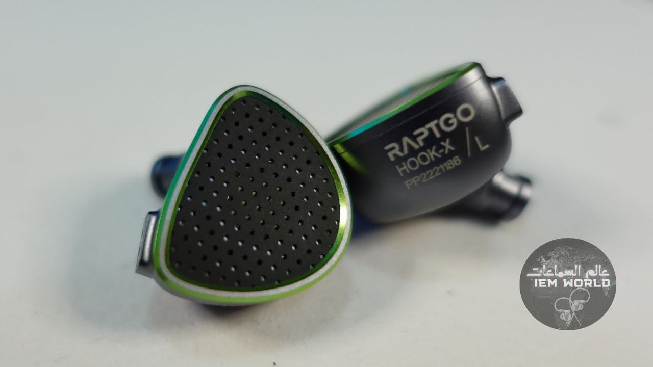 RaptGo HOOK X / أول سماعة IEM بدرايفر بلانر و اوبن باك نراجعها على قناة ...