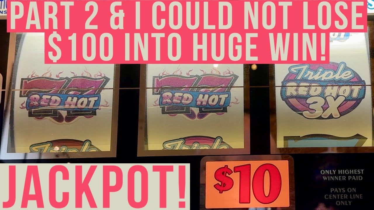 JACKPOT! I Finally Landed My First On Triple Red Hot Sevens Only Needed ...