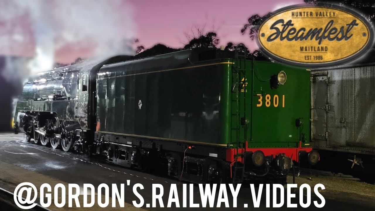 N.S.W.G.R 3801 & 6029 Heading to Maitland Steam Fest. 28/04/23 - YouTube