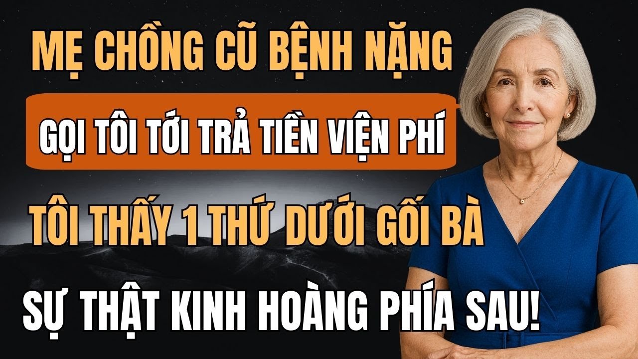 Tôi Có Nên Trả Tiền Viện Phí Cho Mẹ Chồng Cũ Hay Không? - YouTube