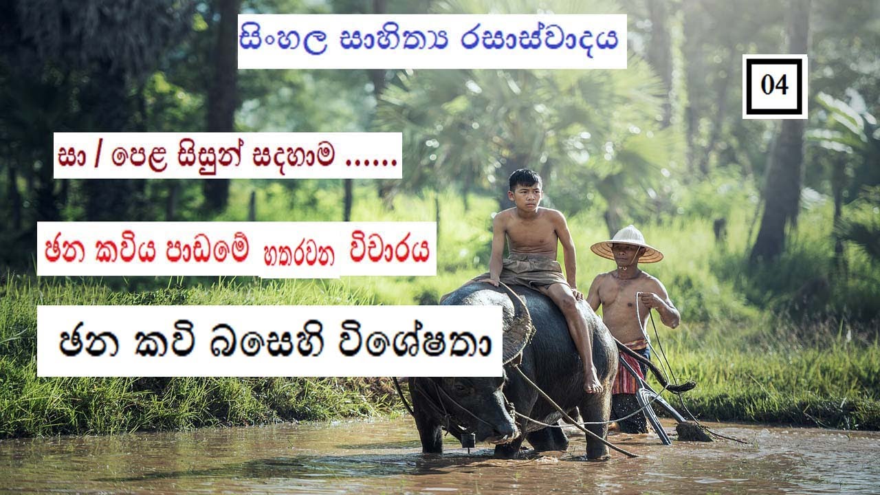 sinhala vichara sinhala Janakavi || sinhala janakavi sinhala vichara ...