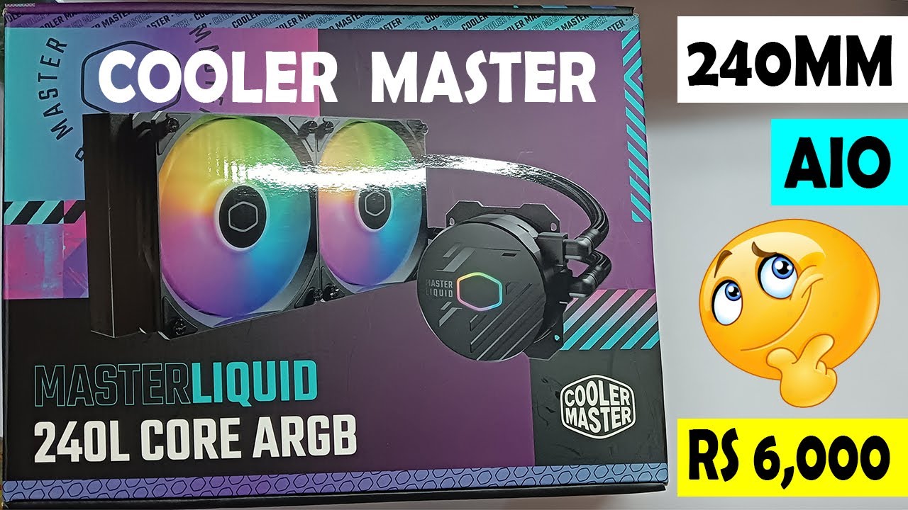 cooler master 240mm aio | cooler master master liquid 240 core argb aio ...
