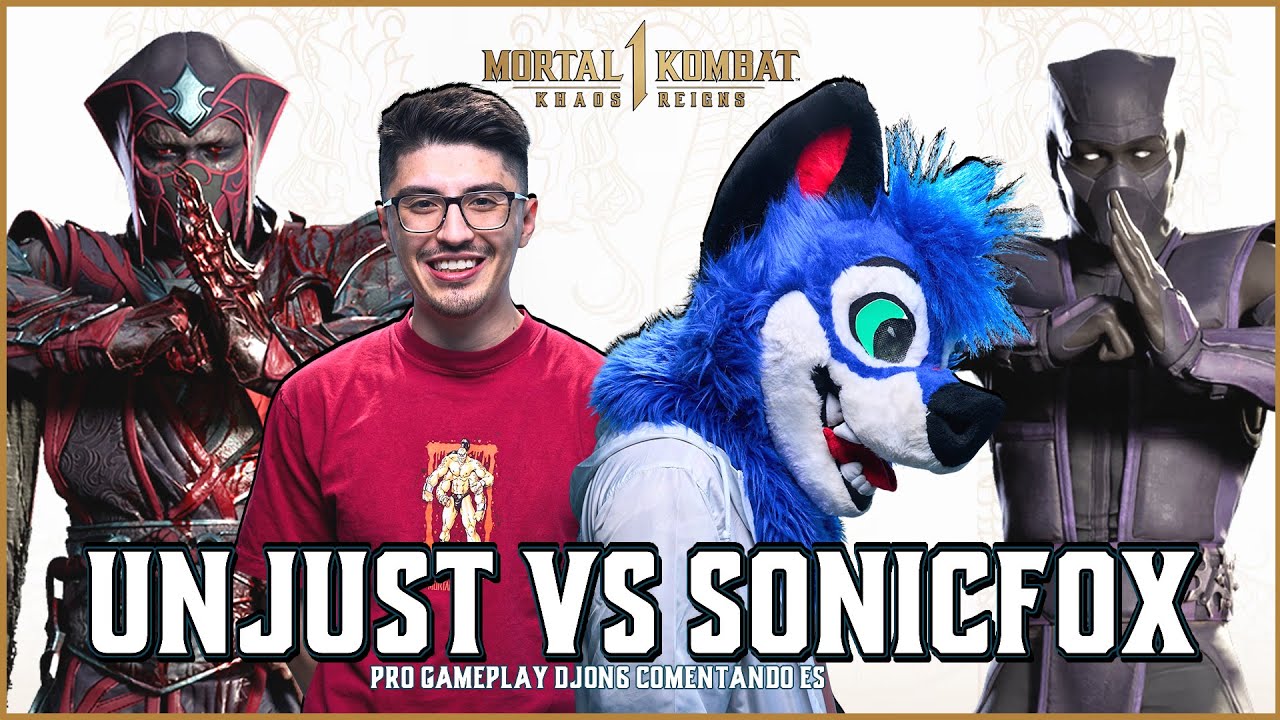 🔥 SONICFOX vs THEMIGHTYUNJUST | EPIC NOOB SAIBOT MIRROR MATCH! | Mortal ...