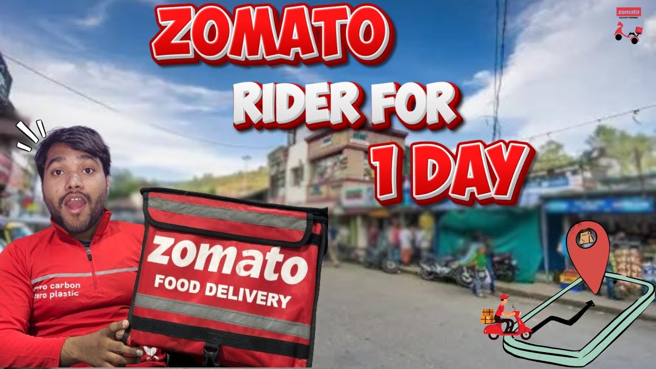 WORKING 1 DAY AS A ZOMATO RIDER 🤑🔥 || 24 HOURS CHALLENGE 😱🔥 ...