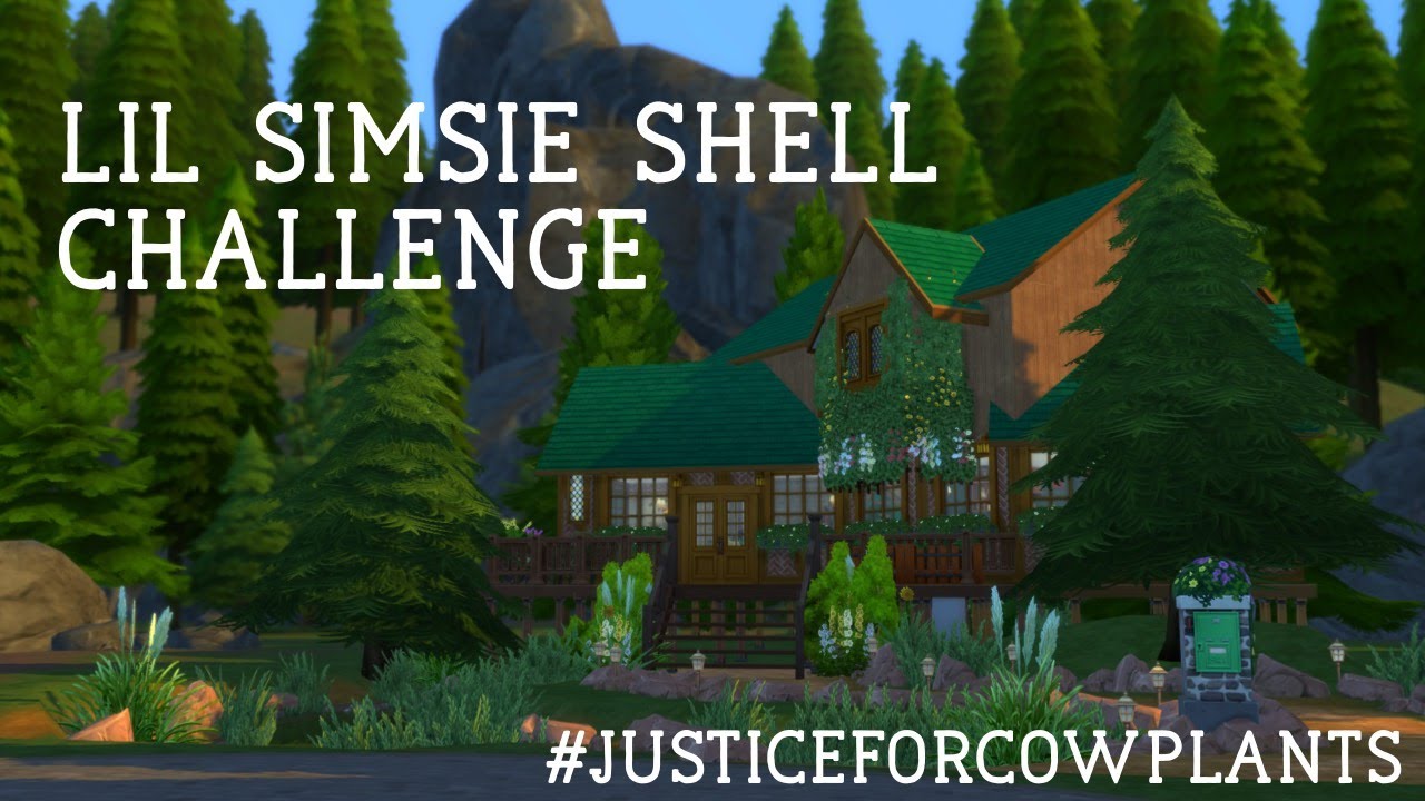 Lil Simsie #JusticeForCowplants Shell Challenge - YouTube