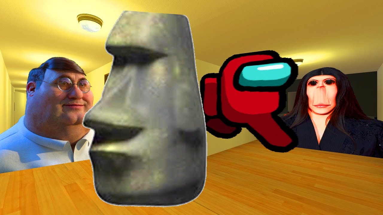 E Peter and Moai, Amogus and Rosalia Garry’s Mod NextBot - YouTube