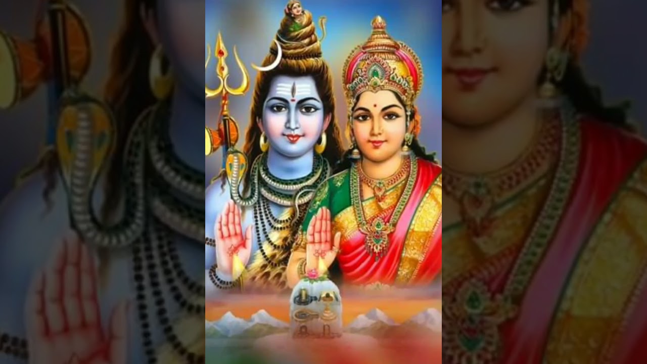 lord Shiva and Parvati/ஓம் நமசிவாய வாழ்க/ஓம்சக்தி/Hindu devotional ...