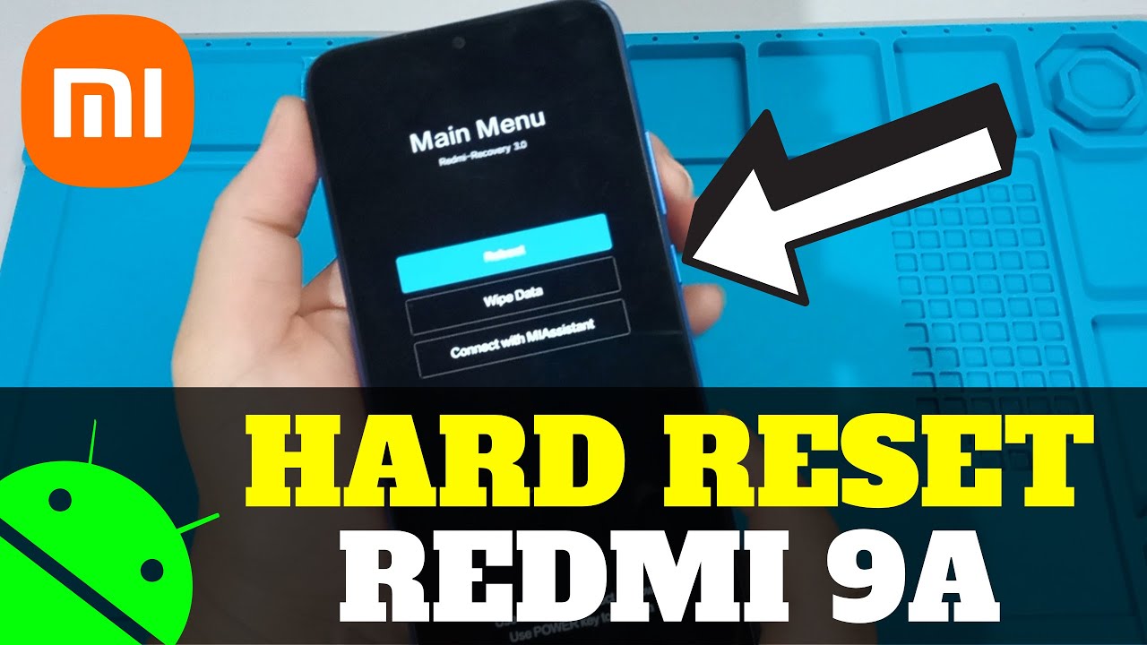 HARD RESET REDMI XIAOMI 9A / RESTAURAR DE FABRICA / FORMATAR - YouTube