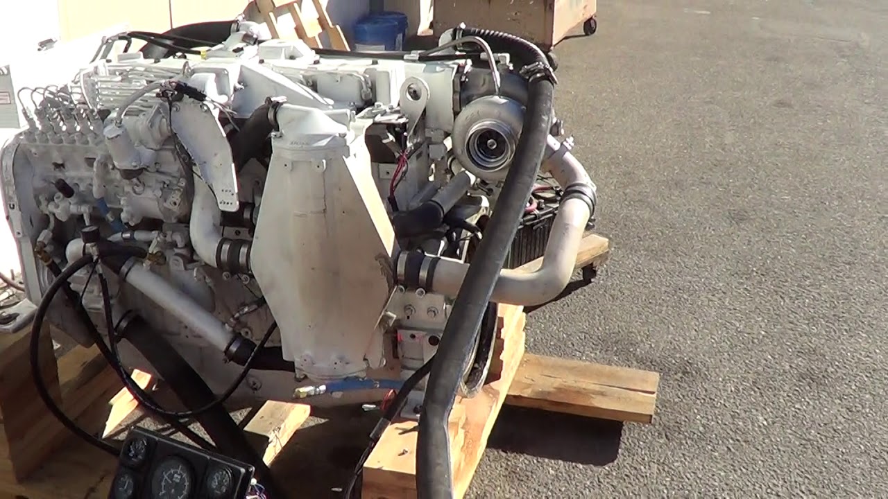 Engine Start: Cummins 6CTA 8.3 Partial Rebuild - YouTube