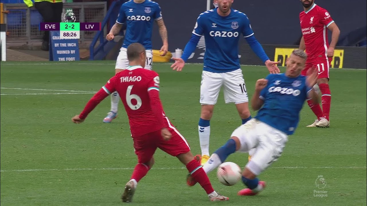 Richarlison Red Card vs Liverpool! Everton vs Liverpool Reaction - YouTube