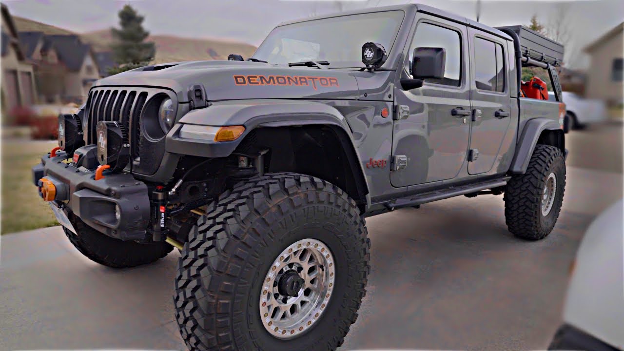 Driving an 800HP Demon Swapped Jeep Gladiator Mojave with @Casey250 ...