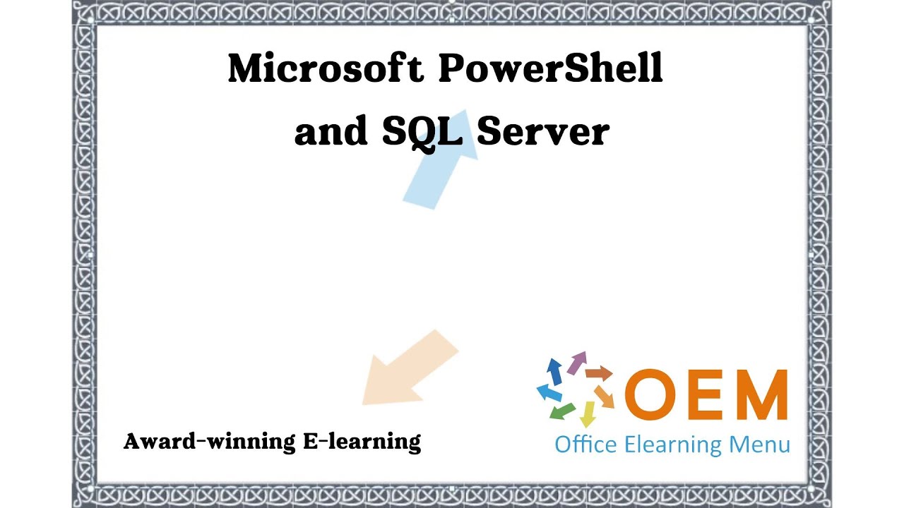 PowerShell & SQL Server: Training, Opleiding en Cursus! - YouTube