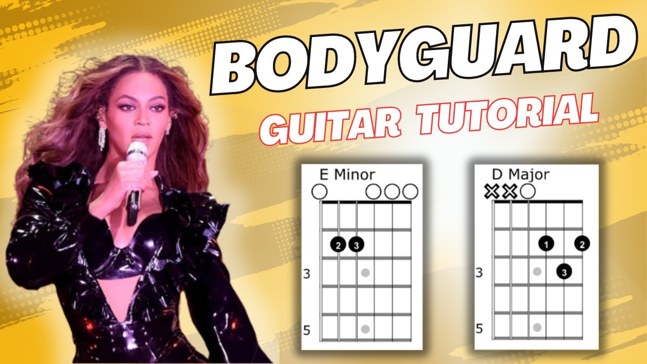 Bodyguard Beyonce Guitar Tutorial - YouTube