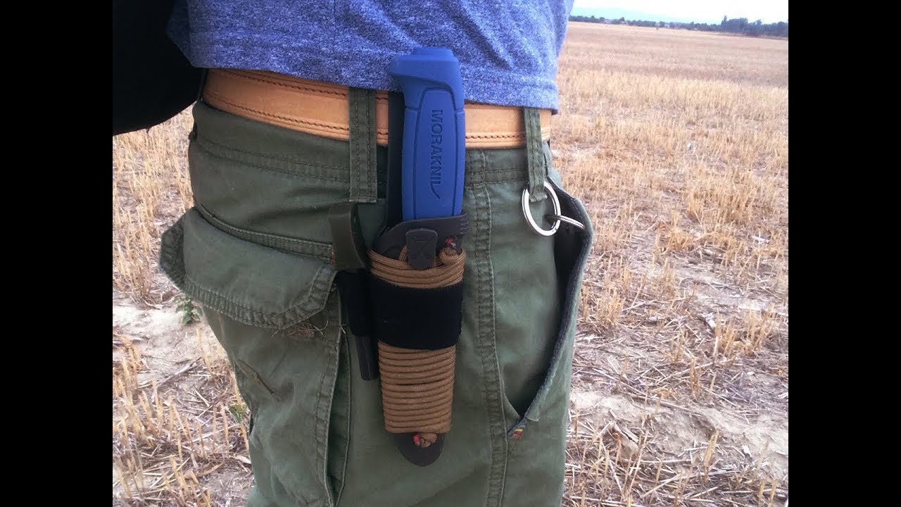 Nôž Mora BASIC 546 malý Bushcraft upgrade - YouTube